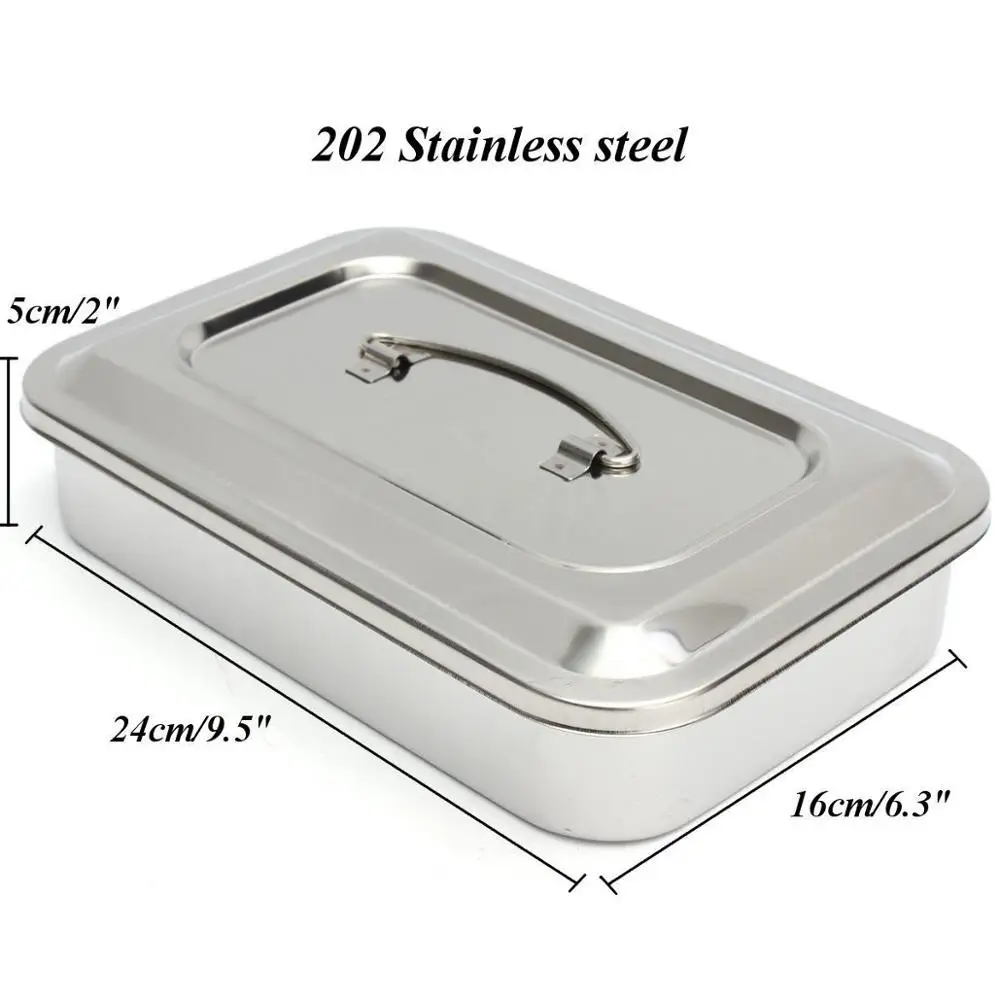 Surgical Instruments Box Stainless Steel Medical Surgical Tray Dental