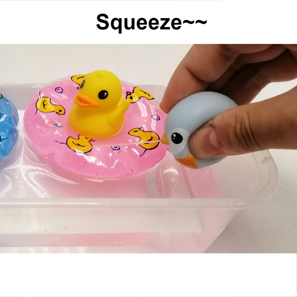 Small Mini Capsule Floating Bath Toys for Babies Gun Squeeze Soft ...