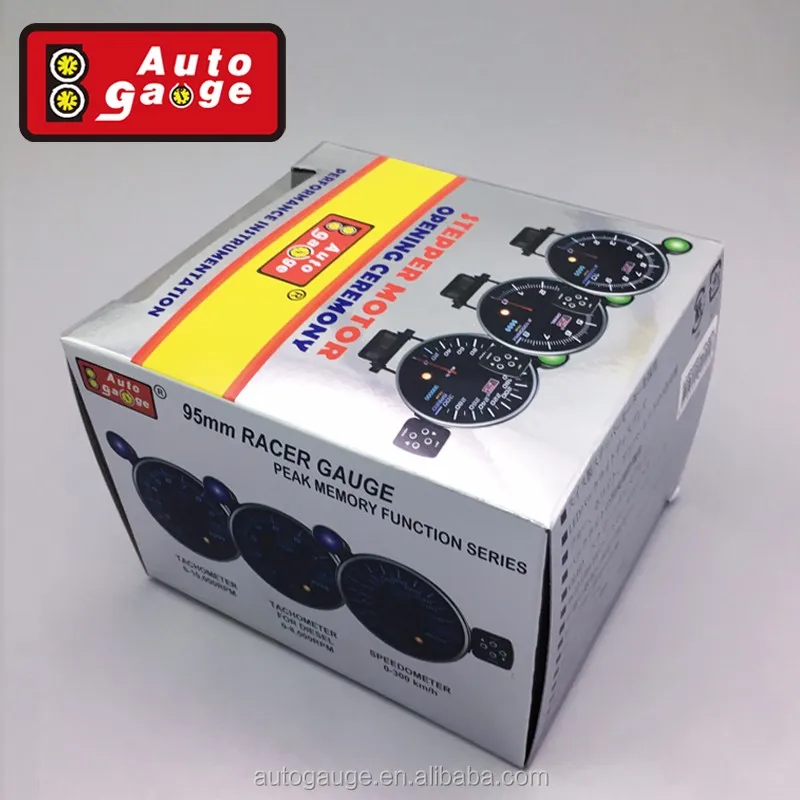 95MM Stepper Motor Tachometer RPM Meter with OLED Display & Warning ...