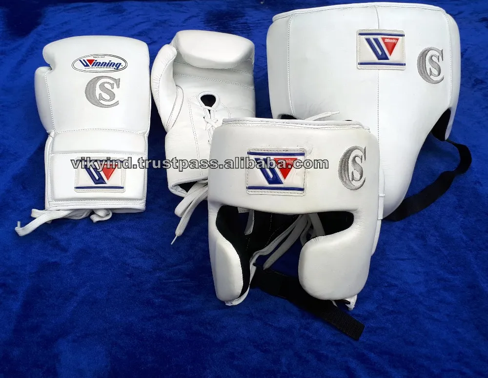 Genuine Leather Winning Boxing Set - Customize Colors & Sizes