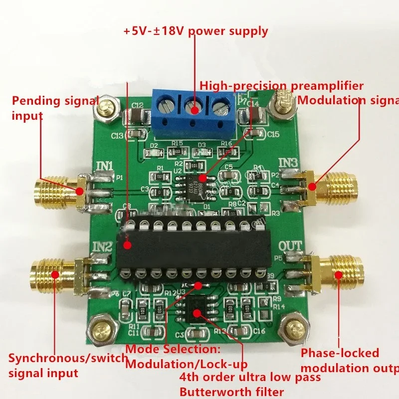 Taidacent Ad630 Lock In Amplifier Phase Sensitive Detection