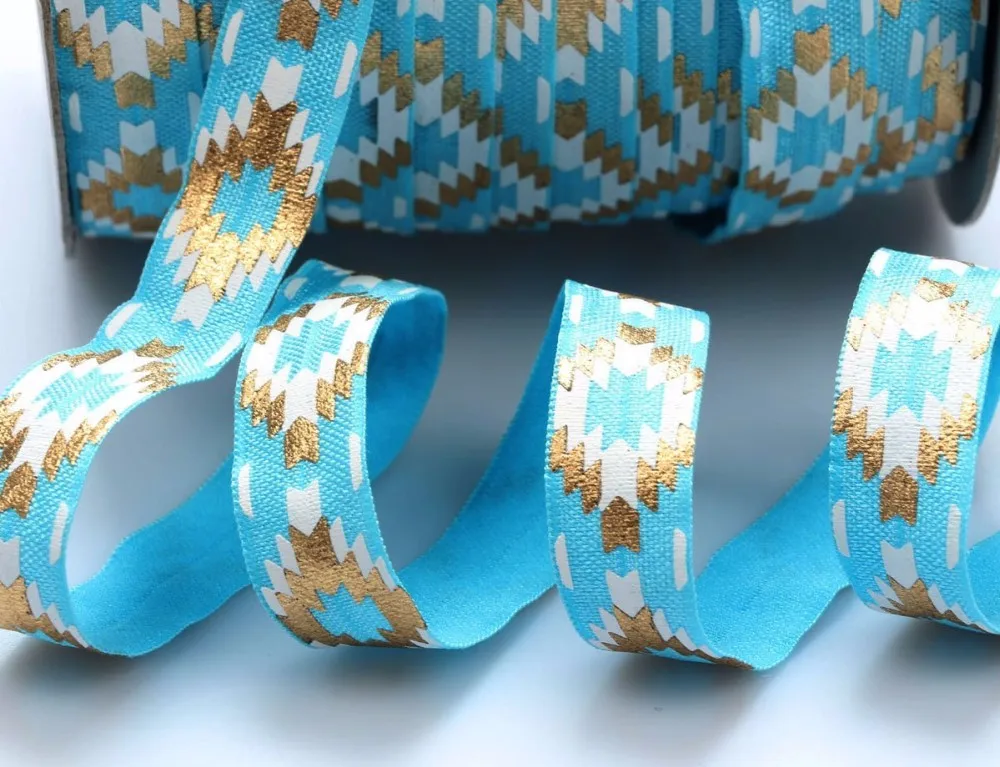 Fashion Custom Fold Over Elastic Custom Print 5/8" - Buy High Quality ...