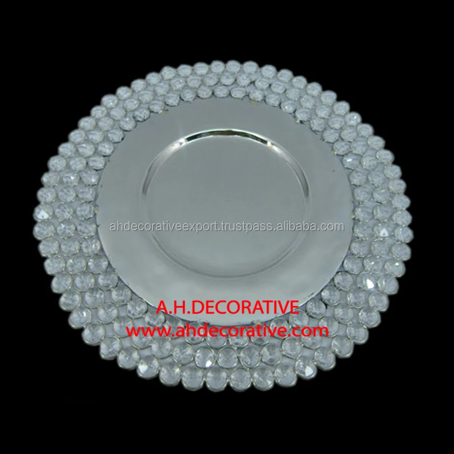 High Quality Decorating Handmade Rounded Crystal Beaded Designing ...