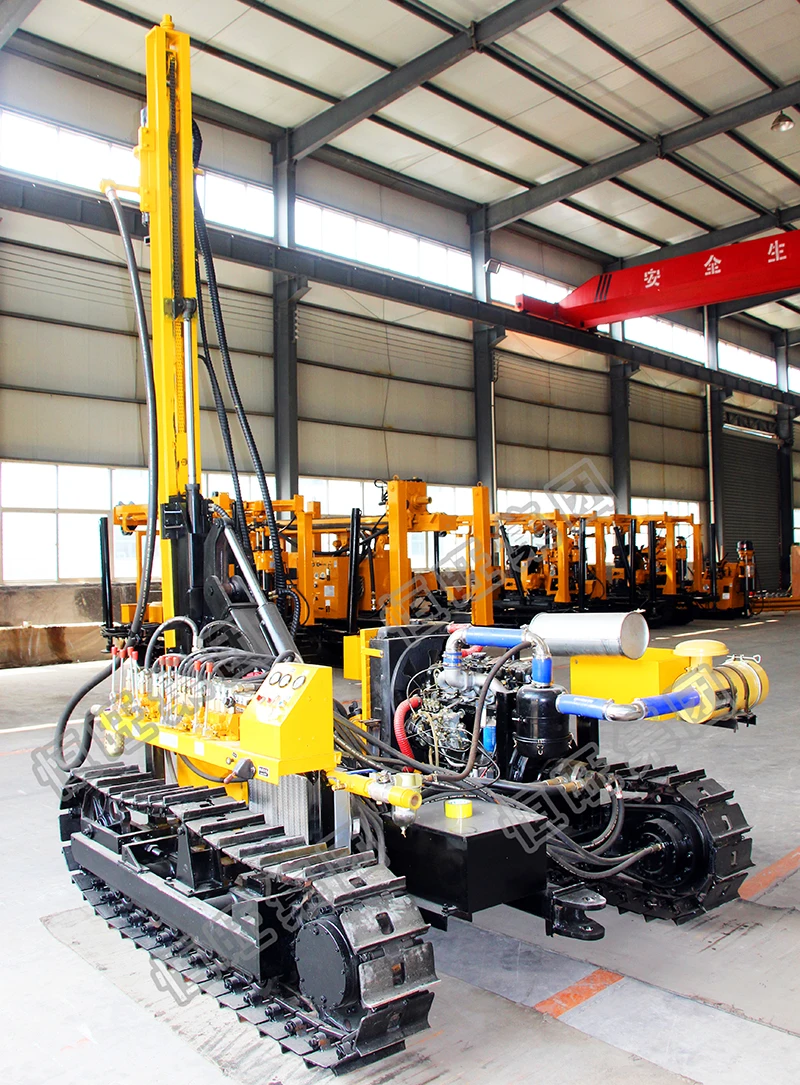 Rock Tracked Borehole Driller /hydraulic Rotary Quarry Rock Drilling ...