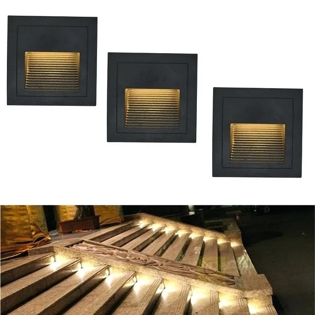Mini Oval Hole Interior Stairs And Wall Lamps 1w 3w Led Recessed Stair ...