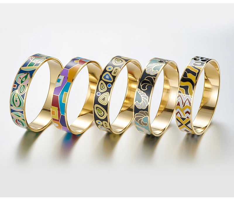 2021 New Arrival Color Enamel Bracelets For Women Jewelry - Buy Enamel ...