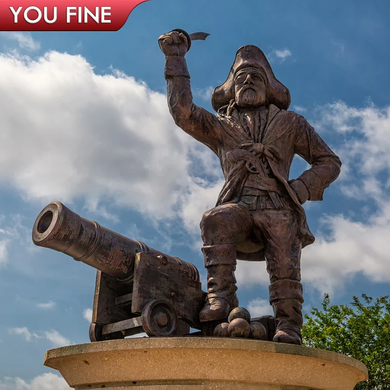 Life Size Pirate Statue for Sale - Durable Bronze Sculpture