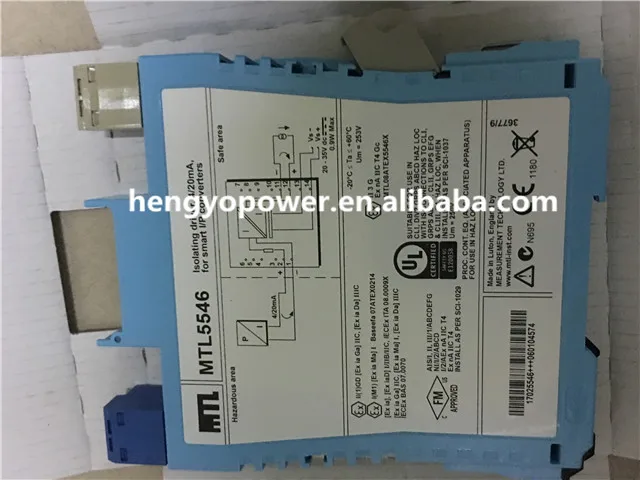 Mtl Safety Barrier Mtl5546 - Buy Mtl Safe Isolators Mtl5541,Mtl Safety ...