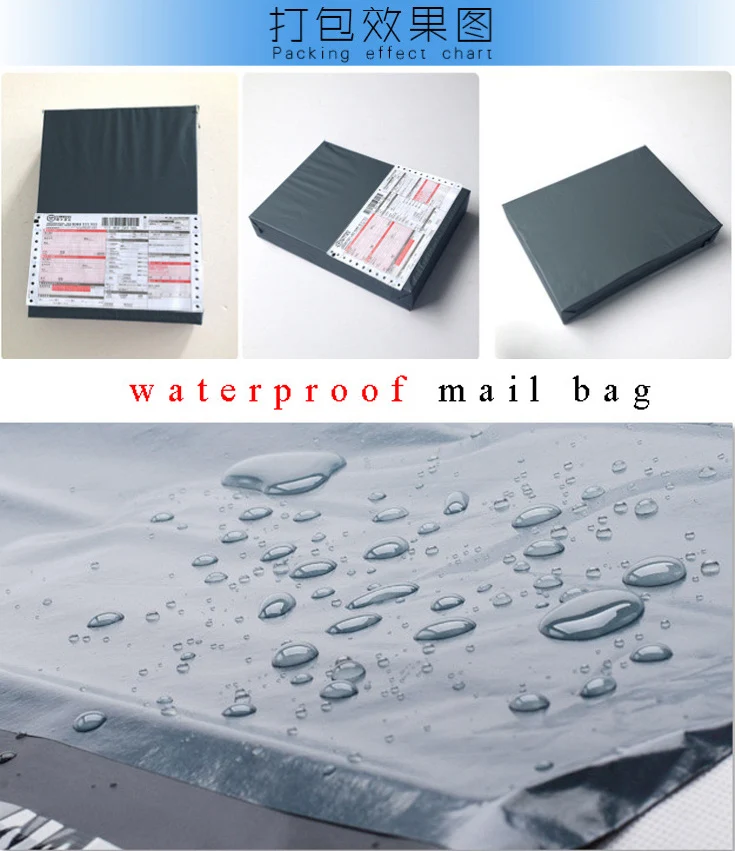 Fedex TNT Express Plastic Courier Bag with Pouch - Eco-friendly