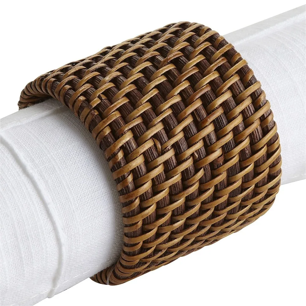 Sustainable Material Natural Rattan Napkin Ring - Buy Rattan Napkin ...