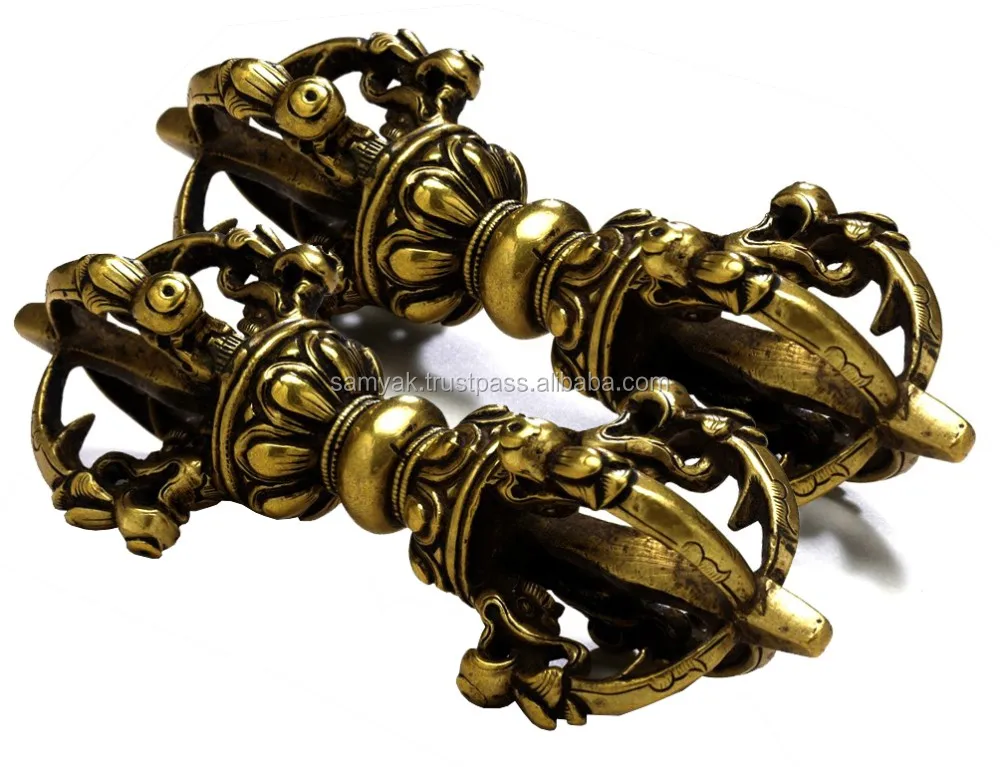 Wholesale Tibetan Healing Sticks Metal Vajra Bronze Dorje