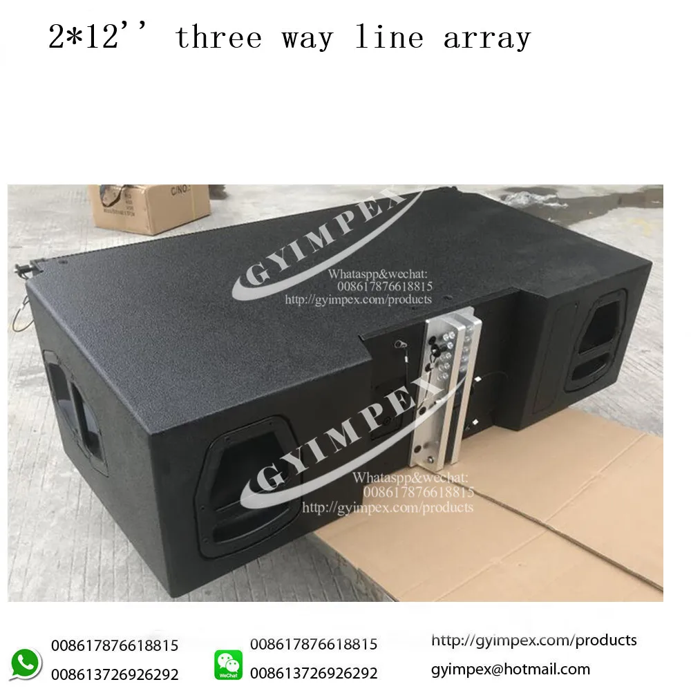 Black Color And 2*12 Inch Neodymium Low Powered Line Array J8 - Buy D&b ...