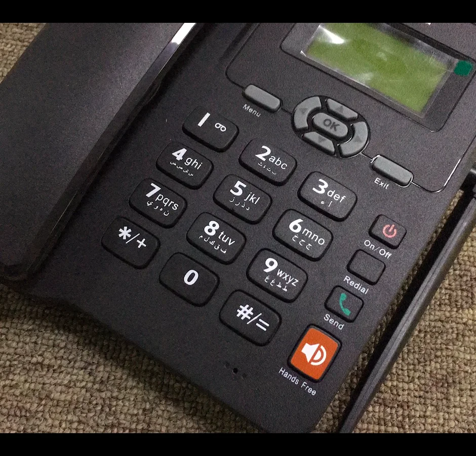 Gsm Sim Fixed Wireless Desktop Phone With Fm - Buy Dual Sim Gsm Fix ...