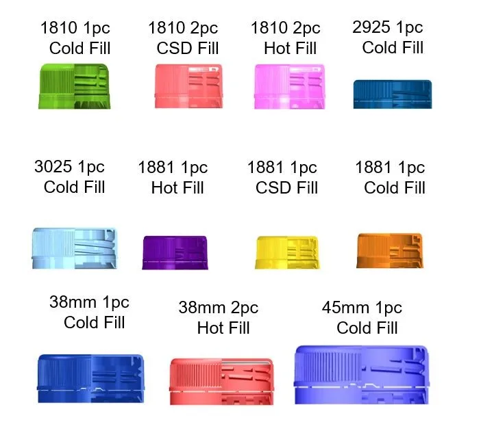 Plastic Cap In 28mm Pco 1810,Pco1881,3025,2925,38mm,45mm For Pet Bottle. Options For Water,Csd ...