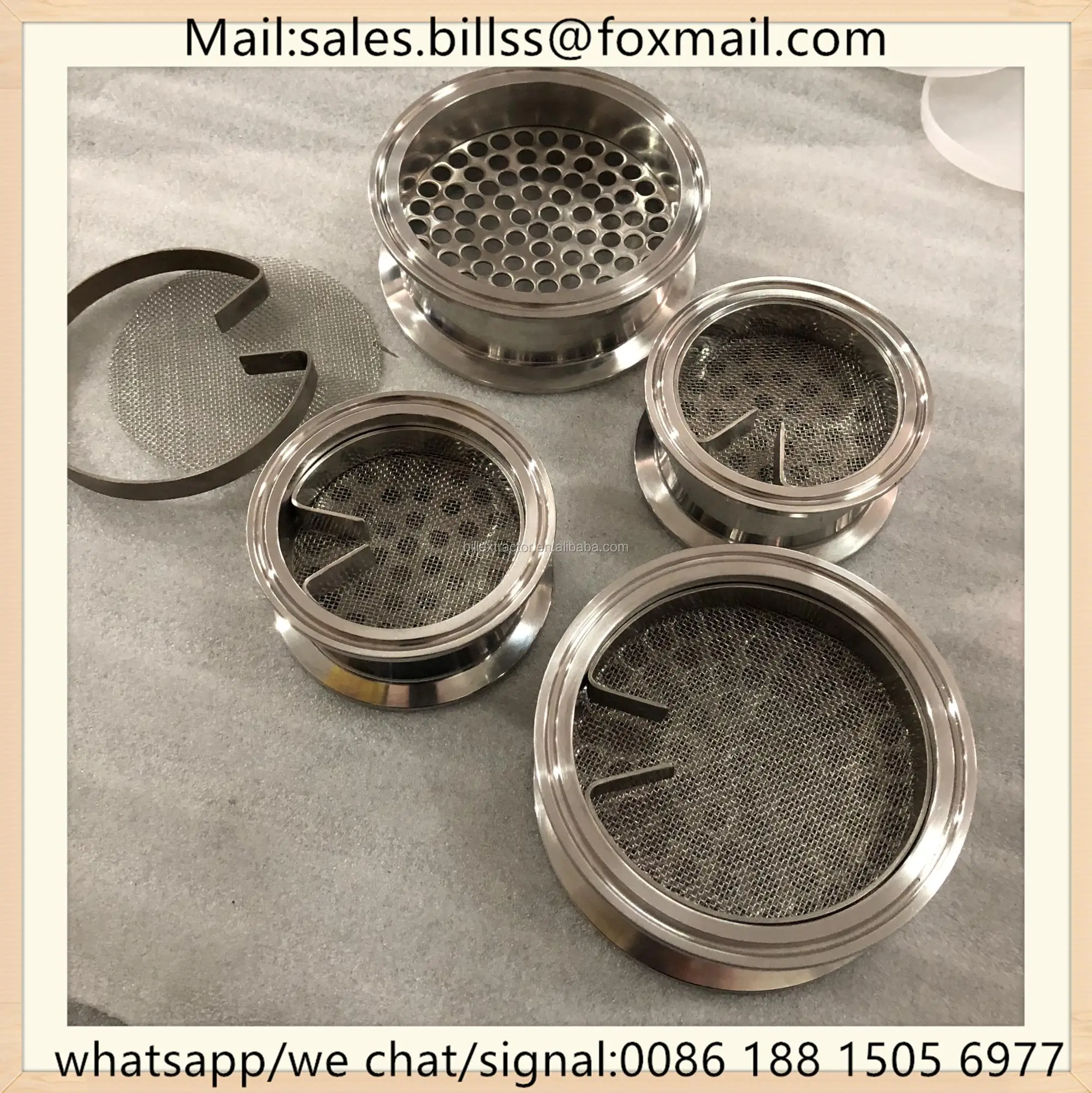 4inch Tri Clamp Filter Plate With Compress Ring Screen - Buy 4inch Tri ...