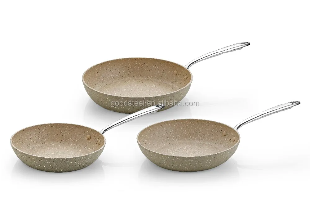 Marble Stone 24/ 26 / 28cm Forged Aluminum Fry Pan Set - Buy Marble ...