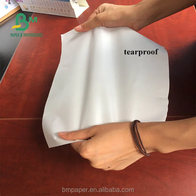 Waterproof 120gsm 144gsm Synthetic Paper / Stone Paper For Notebook ...