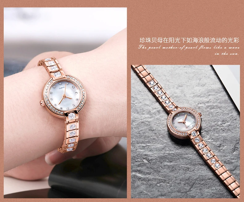 Excellent Quality Fashion Diamond Watches Women Classic Copper Women ...