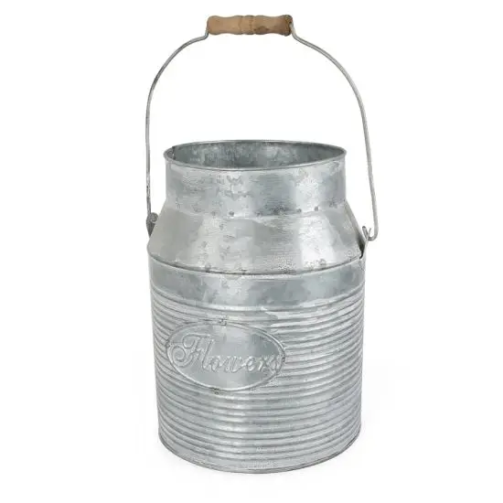Handmade Galvanized Milk Can Customized Designer Handmade Dairy Milk ...