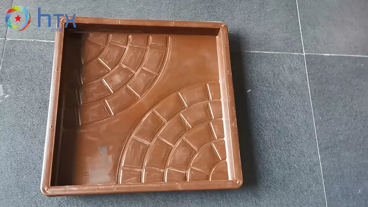 Durable Rubber Cement Floor Tile Pavers Molds Concrete Paving Stone ...