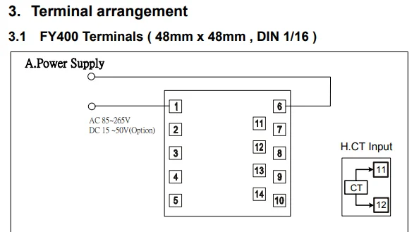 TAIE FY400-20100 Temperature Control - Precision & Reliability