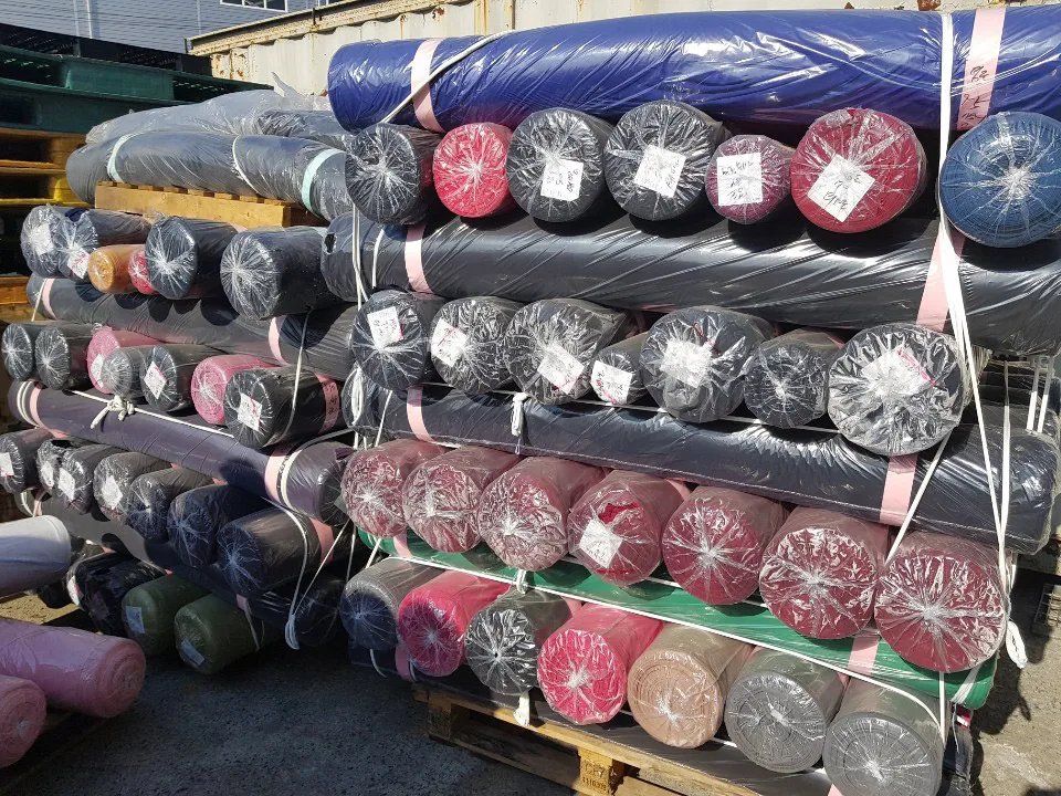 Korea ITY Stock Lot Fabric - Versatile Polyester Textiles