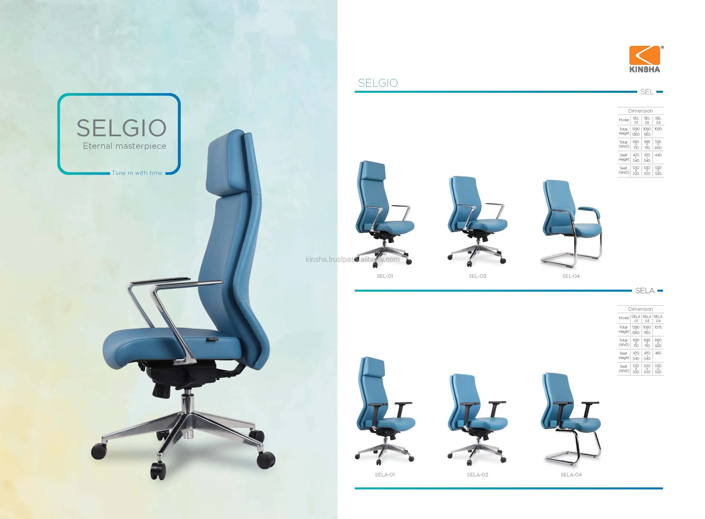 SELGIO Executive Office Chair Malaysia High Quality PU Leather ...