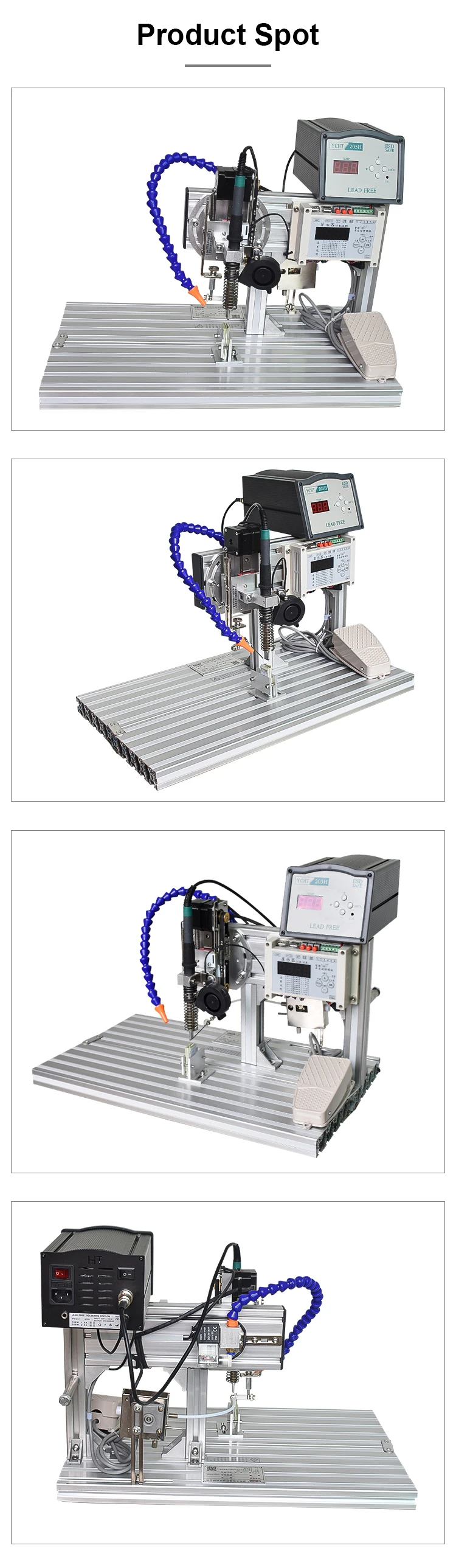 Useful AUX DC Plug Soldering Machine - Semi Automatic USB