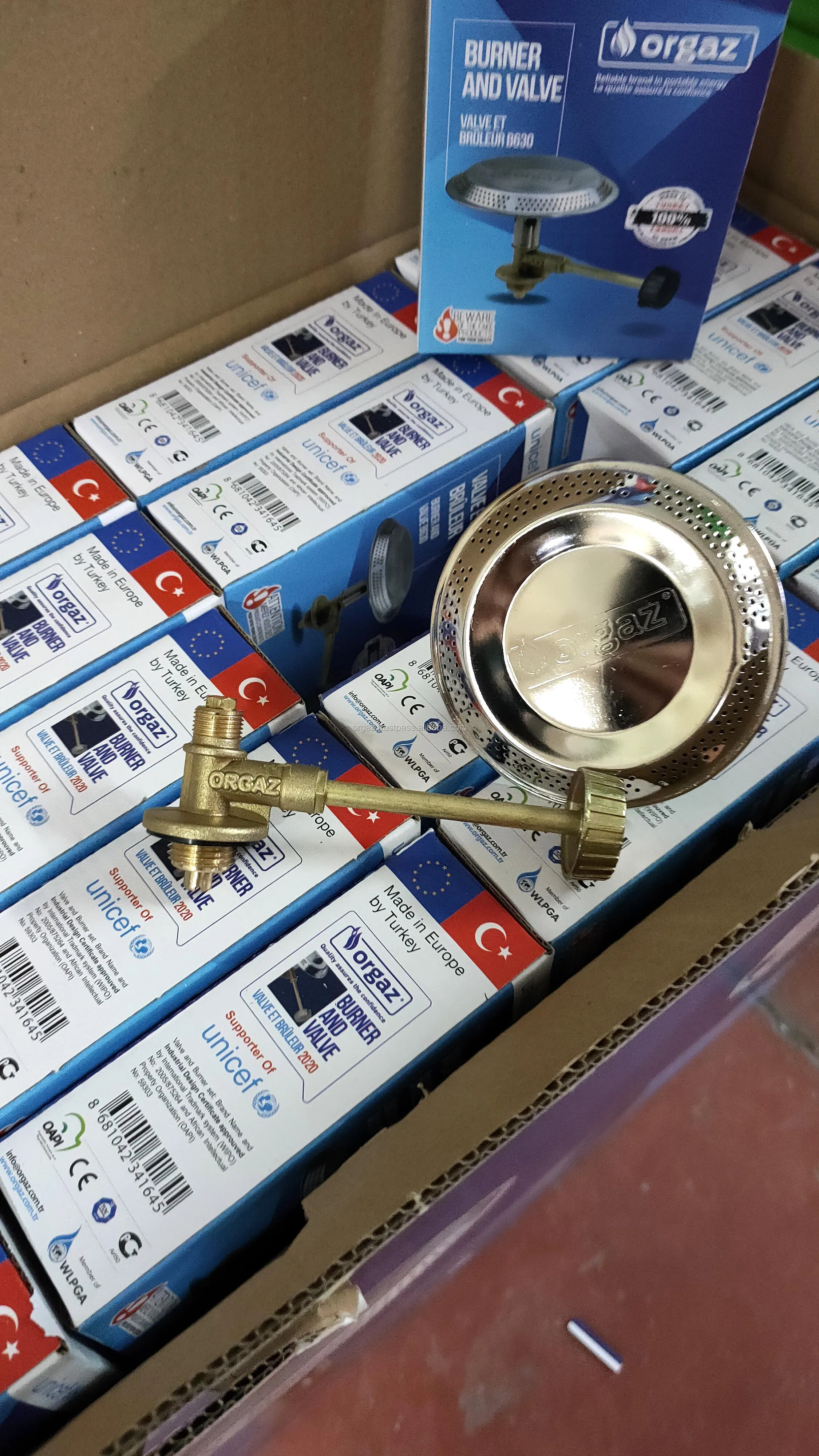 Orgaz Valve Burner Set - Portable Camping Gas Solution