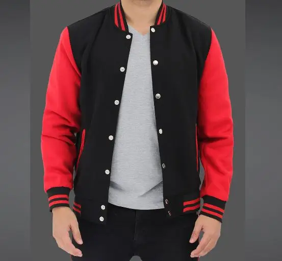 Jaket Bomber Varsity Dengan Koleksi Pria,Jaket Letterman,Jaket Wol ...