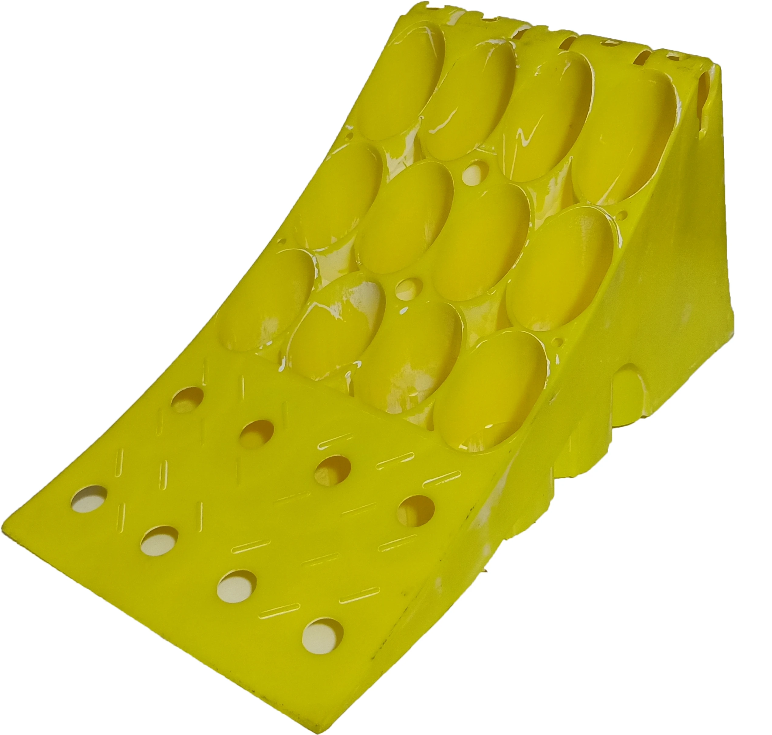 Heavy Duty Industrial Hdpe Plastic Wheel Blocks Wedge Block With Non ...