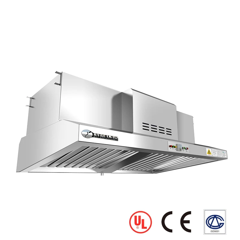 Stainless Steel Housing Cooking Smoke Absorber Hybrid Hood - Buy ...