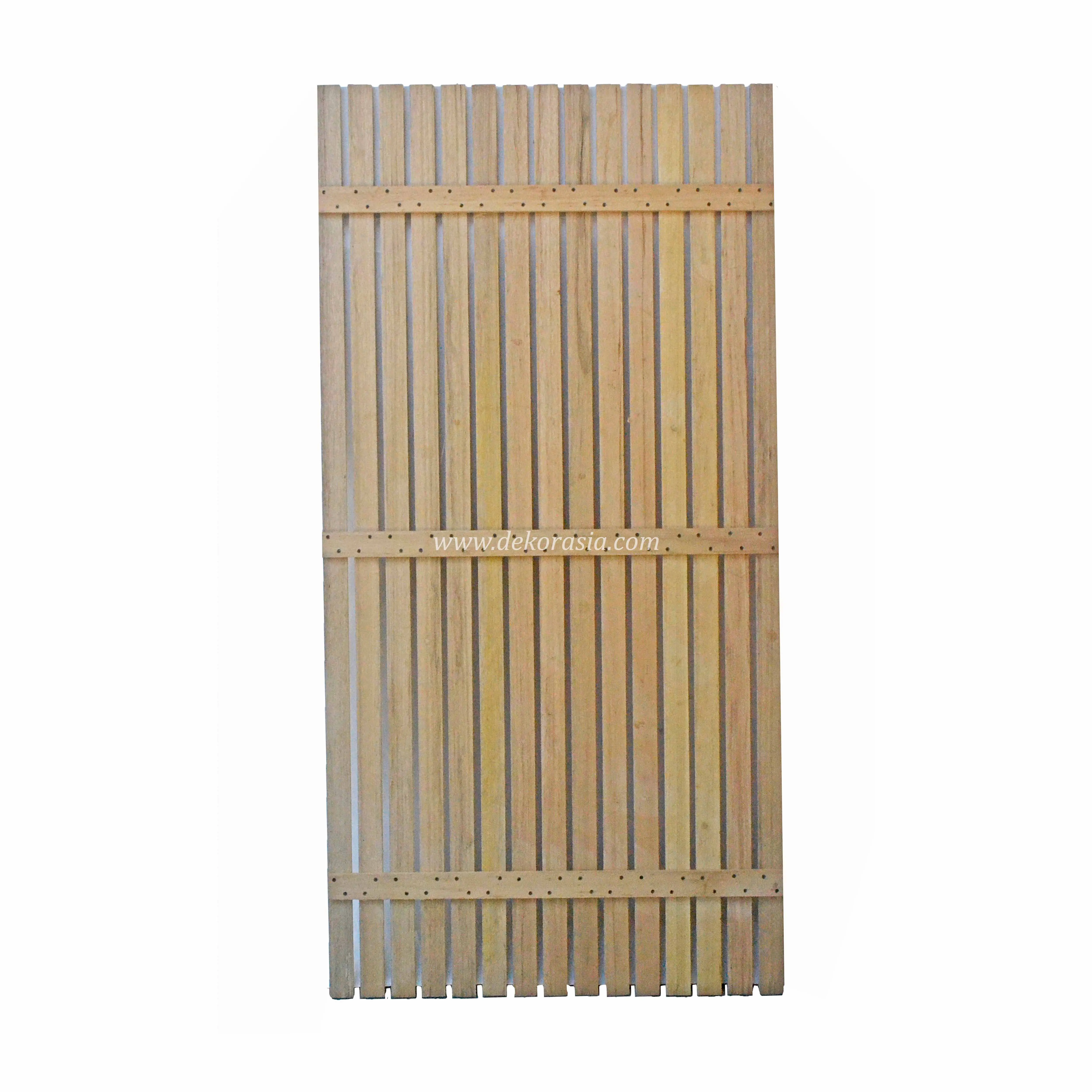 Vertical / Horizontal Meranti Wood Screen. Wood Panels with 3 ...