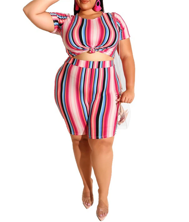 Wholesale Plus Size Xl 2xl 3xl 4xl 5xl Fat Women Clothing Two Piece Set ...