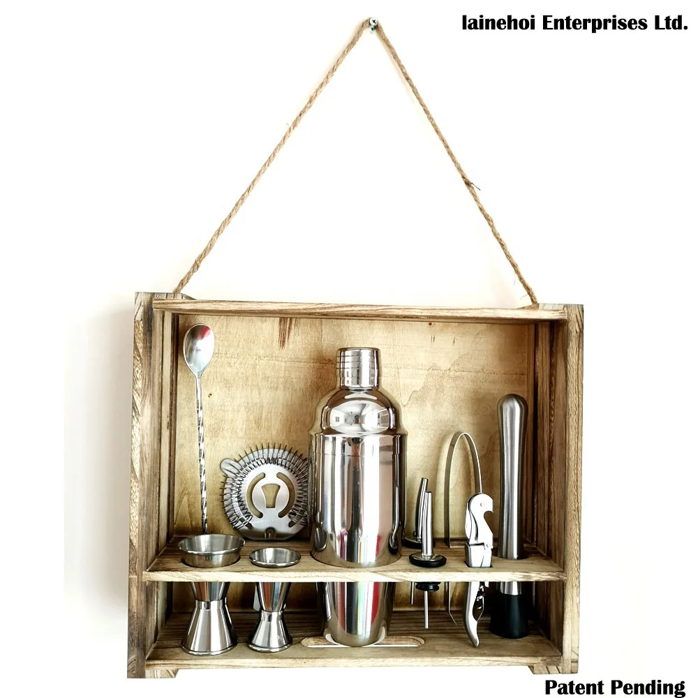 High Quality Custom Logo Packaging - Bartender Kit Bar Set