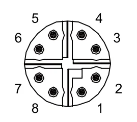 M12 Male Female Cable Connector Acode Dcode Xcode Connector - Buy M12 ...