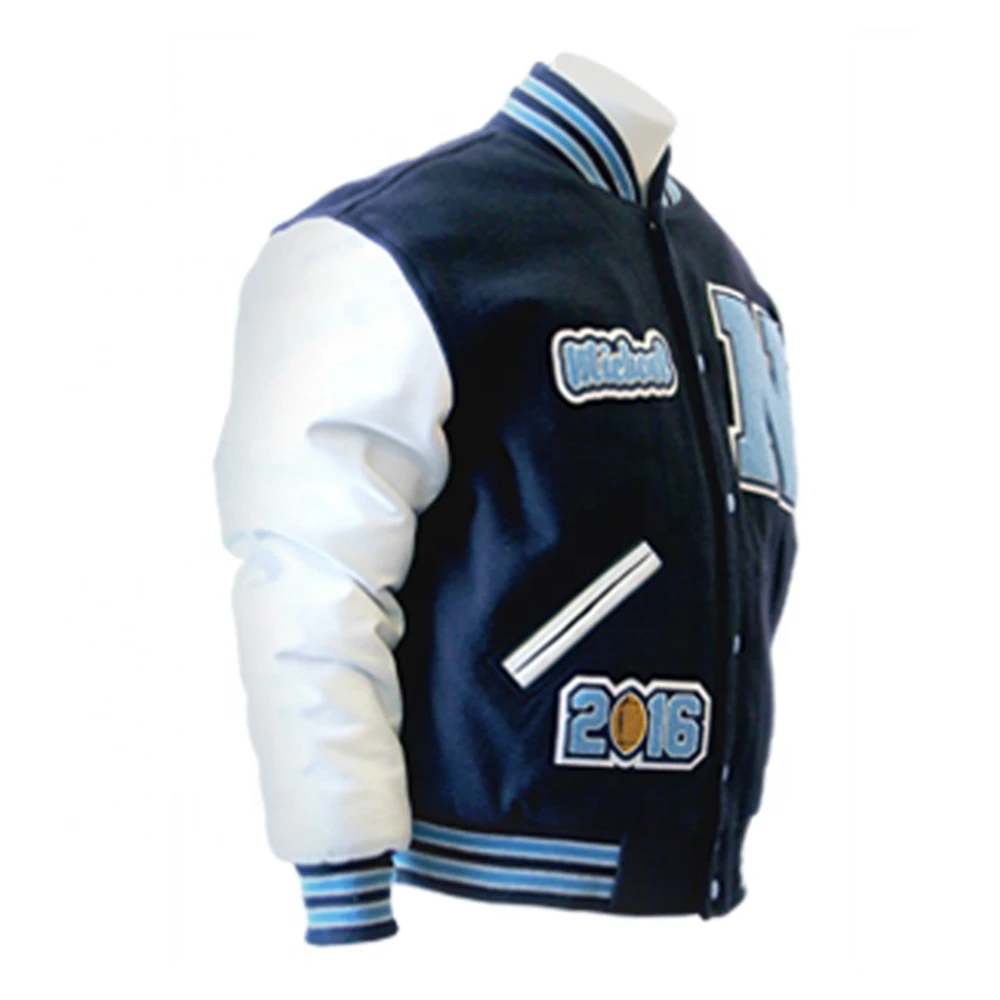 New Varsity College Letterman Jacket Customize Logo Embroidery Body ...