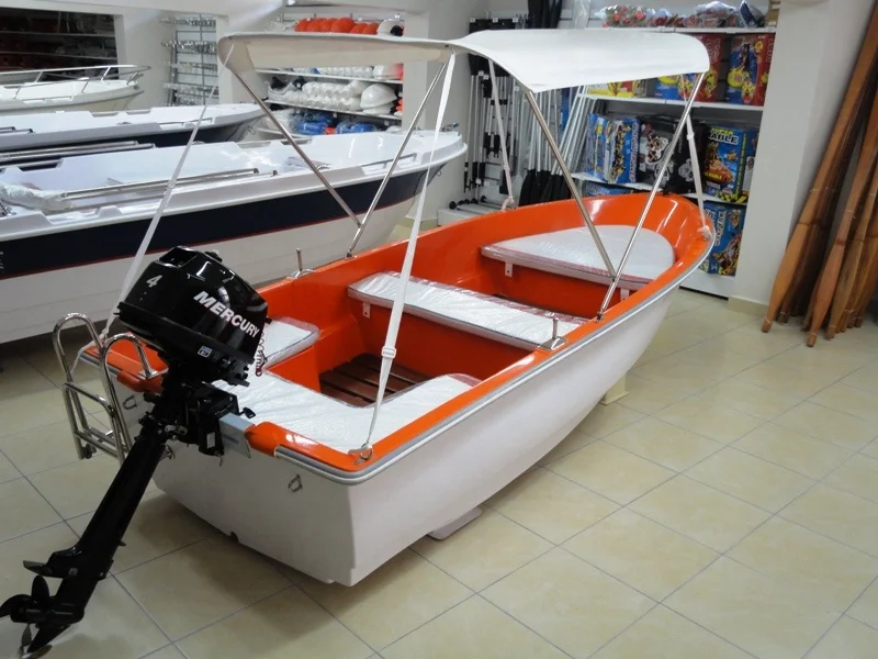 Rowing Boat Sandal Fiberglass Hull Safter 350 Boat Working Boat ...