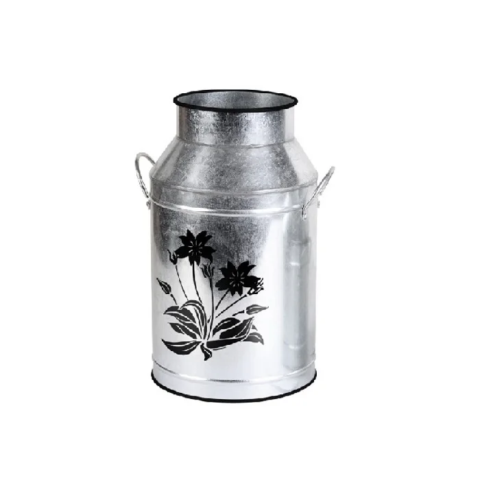 Handmade Galvanized Milk Can Customized Designer Handmade Dairy Milk ...