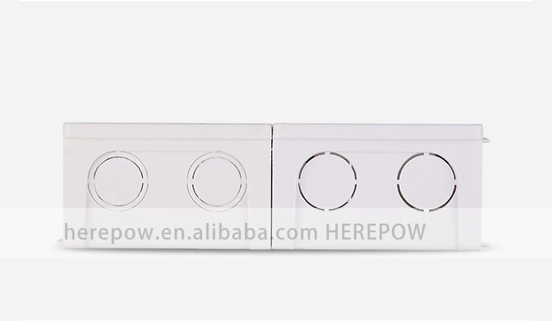 86 Type Switch Socket Mounting Box - White Red Blue Wiring