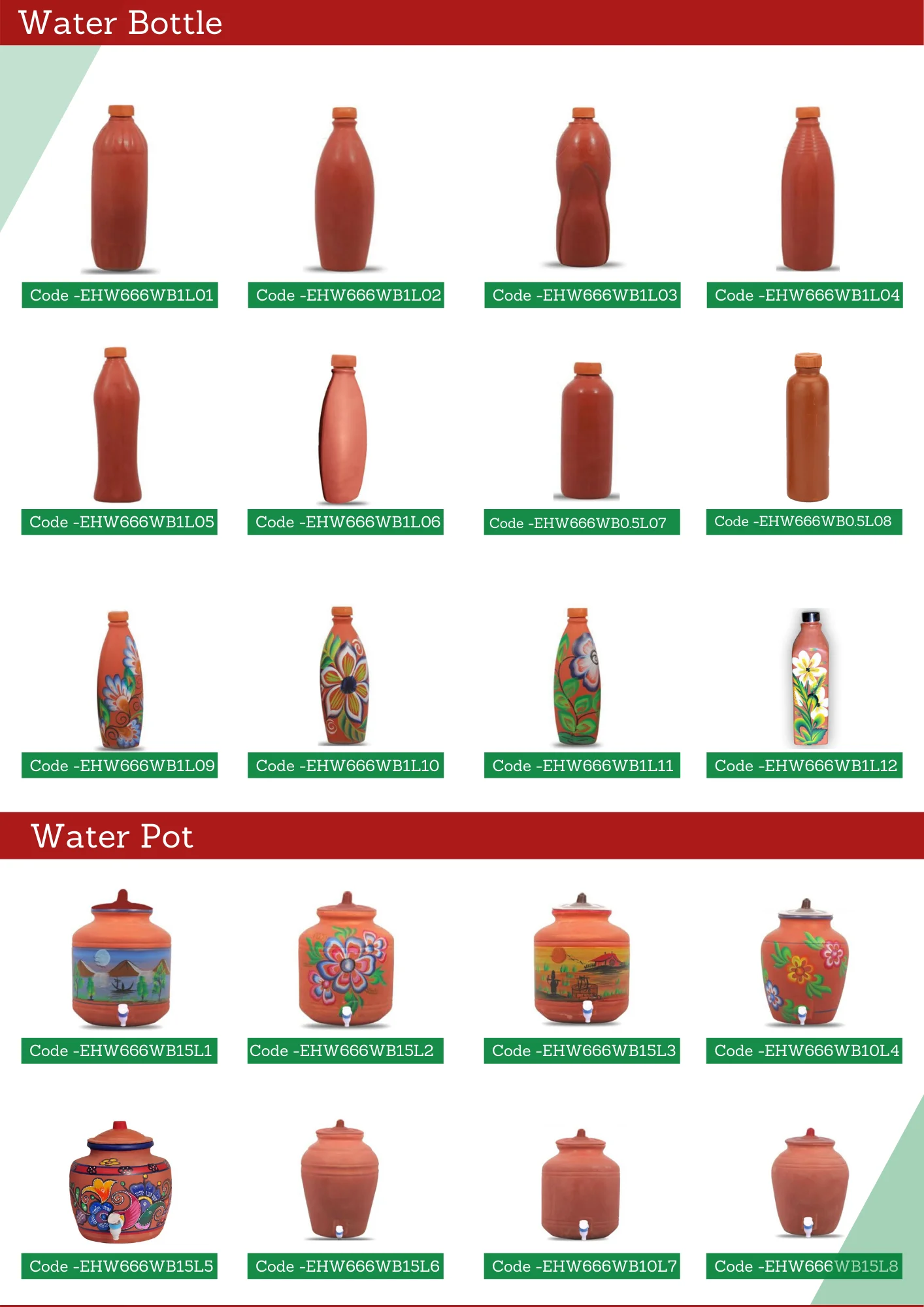 Natural Clay Organic Eco Friendly Water Filter For Natural Purify Water ...