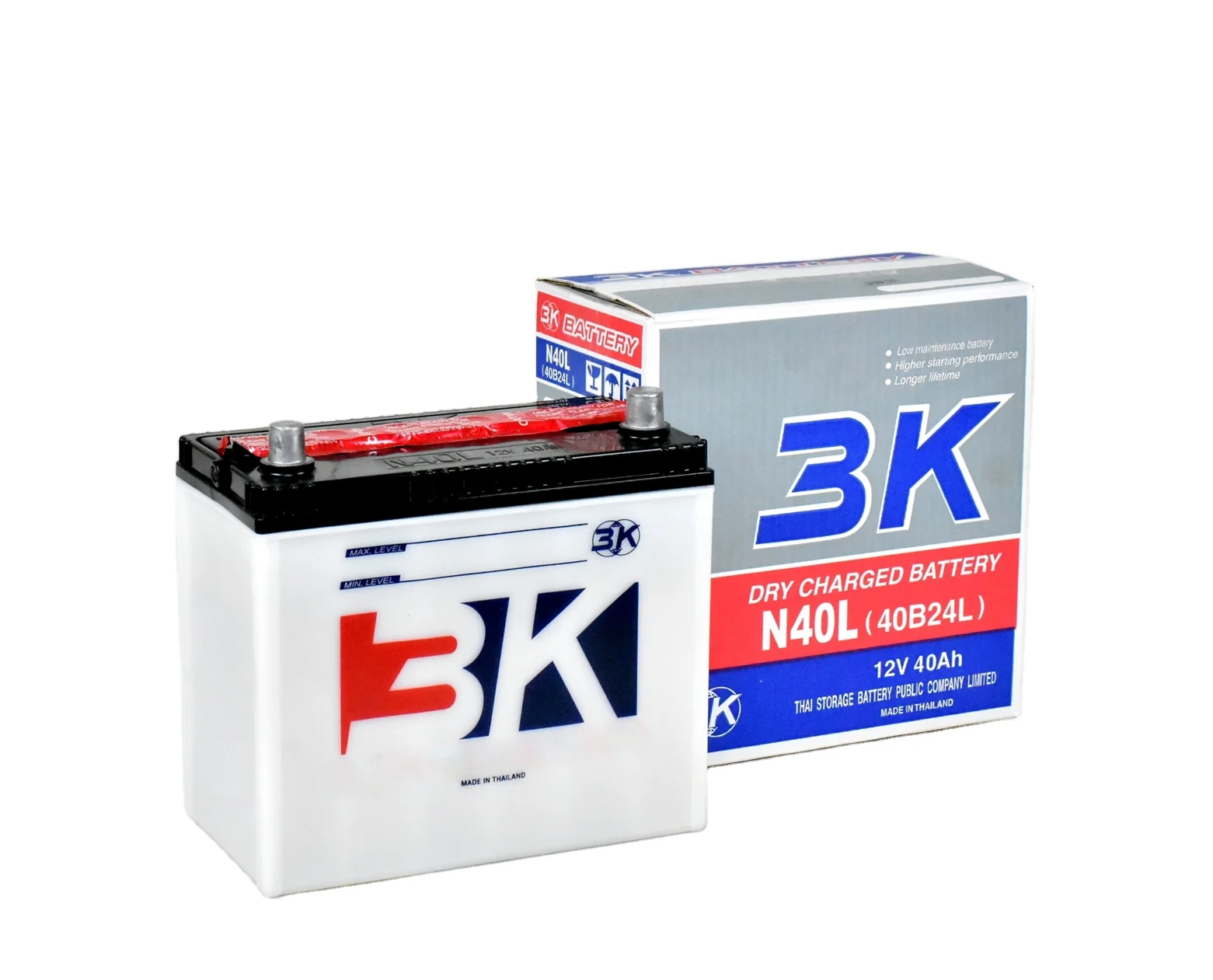 3K Dry Charged Batteries from Thailand - High Durability