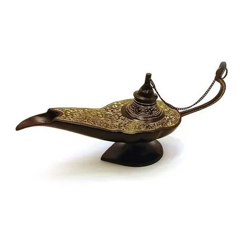 Antique Selling Brass Hand Crafted Metal Aladdin Chirag Lamp