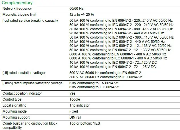 New And Original A9f75202 2p 2a Schneider Miniature Circuit Breaker ...