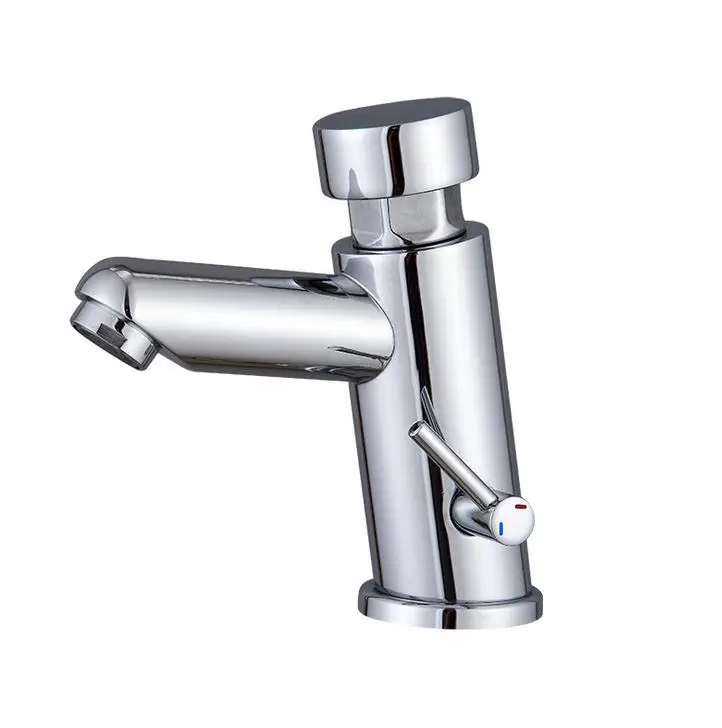 Basin Mounted Mixer Self Closing Tap with Temperature Control