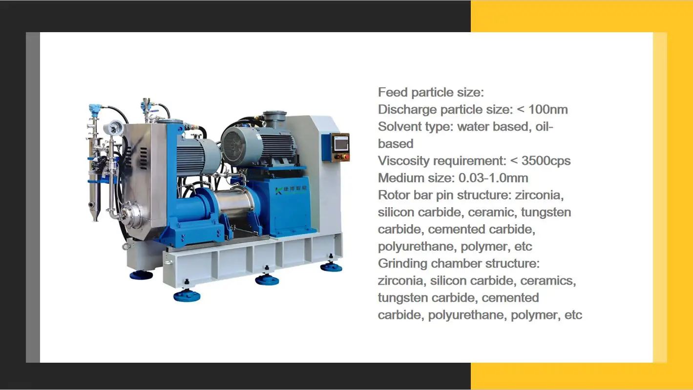 Horizontal Bead Mill/sand Mill/nano Grinding Machine - Buy Nano Milling ...