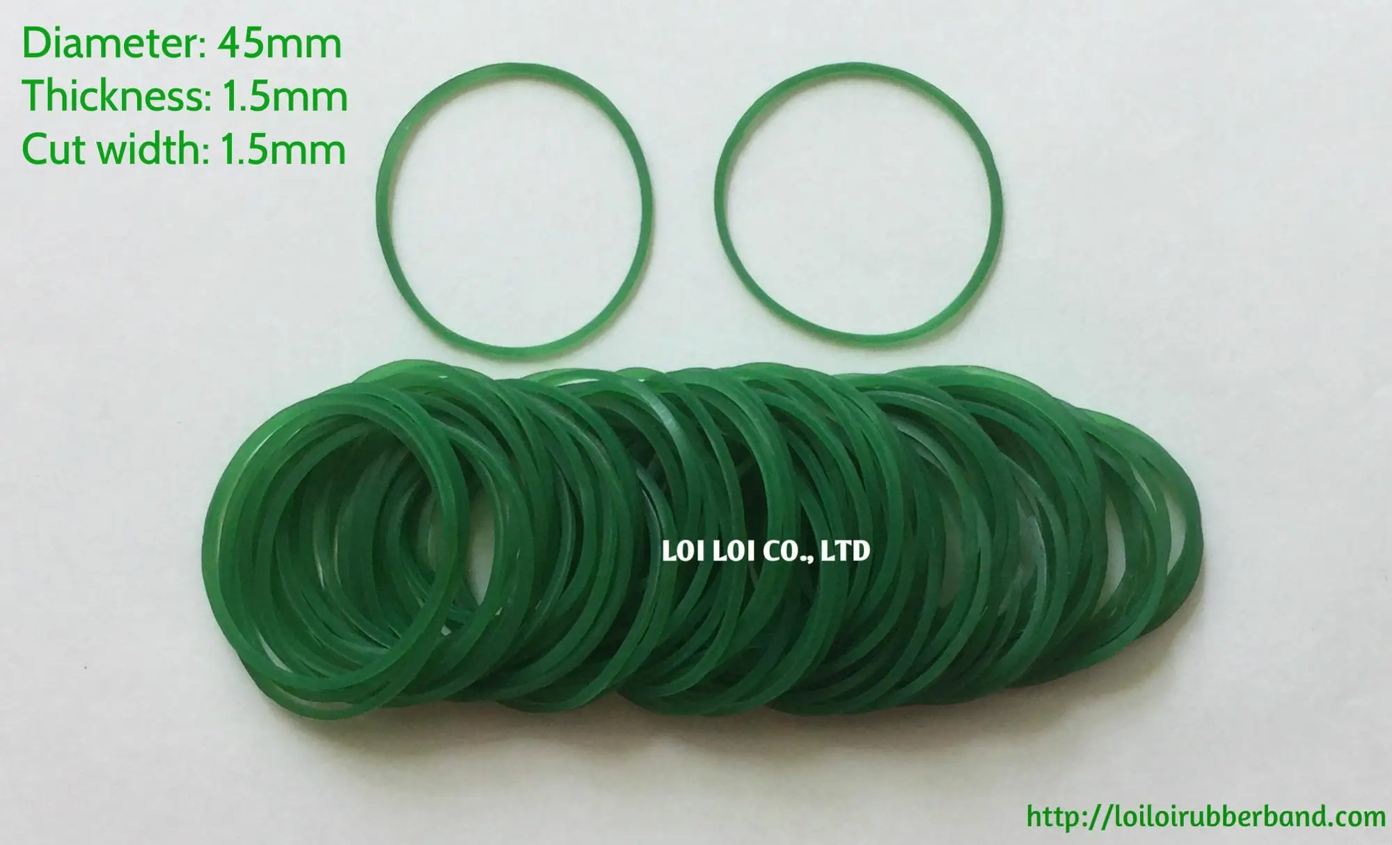 1kg Rubber Band Per Poly Bag Shinning Yellow Colour Rubber Bands Small ...