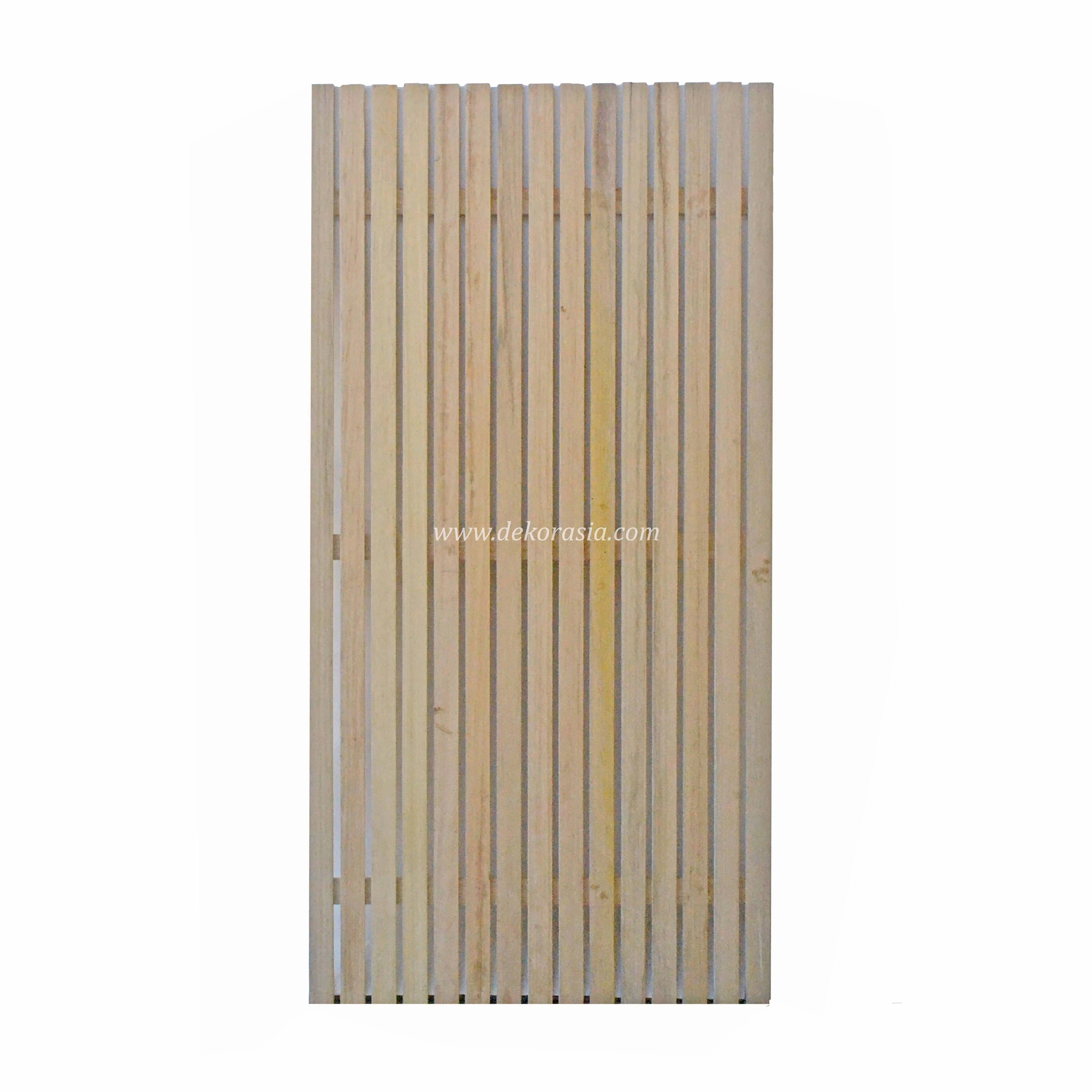 Vertical / Horizontal Meranti Wood Screen. Wood Panels with 3 ...