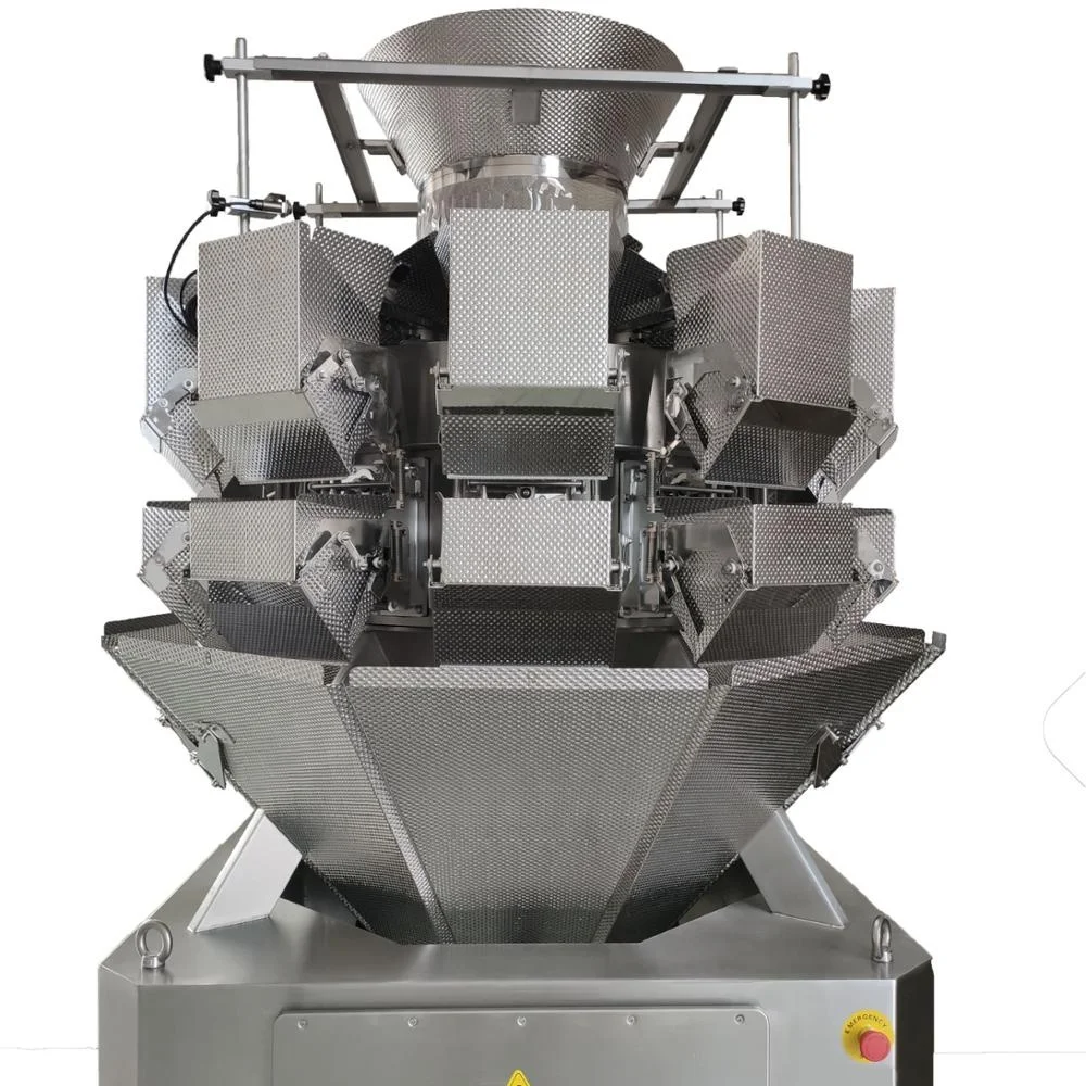 10 Head 5 Liter Hopper With Dimple Plate Multihead Weigher Packing ...