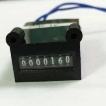 Plastic Mechanical Totalizer 7-digit Digital Electromagnetic Pulse ...